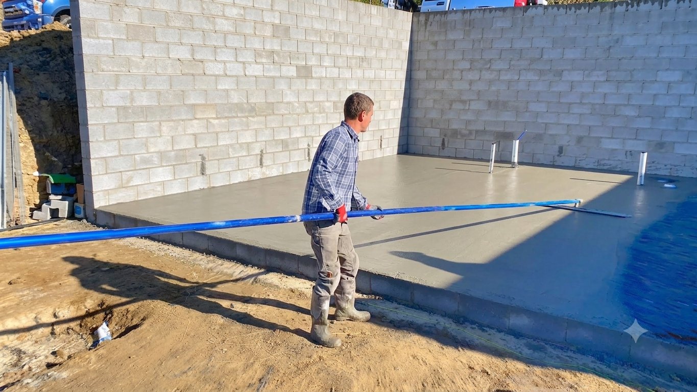 Building the walls - Farmhouse day 9