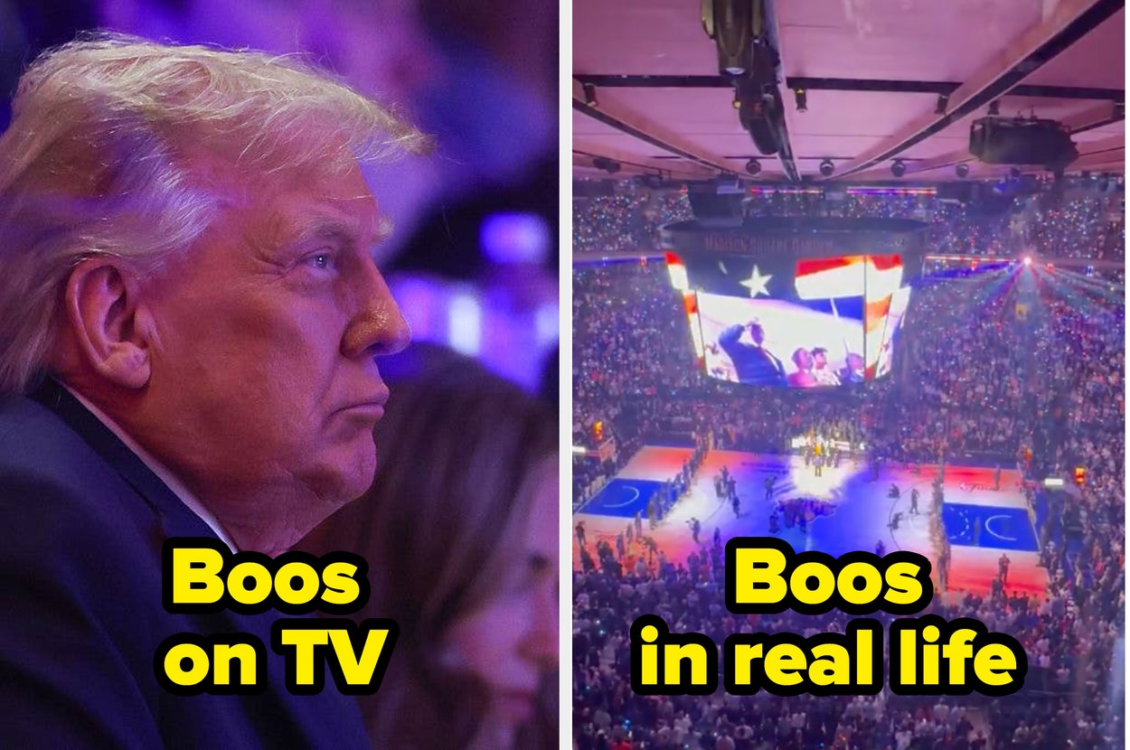 These videos reveal what Trump's booing at the Knicks game really ...