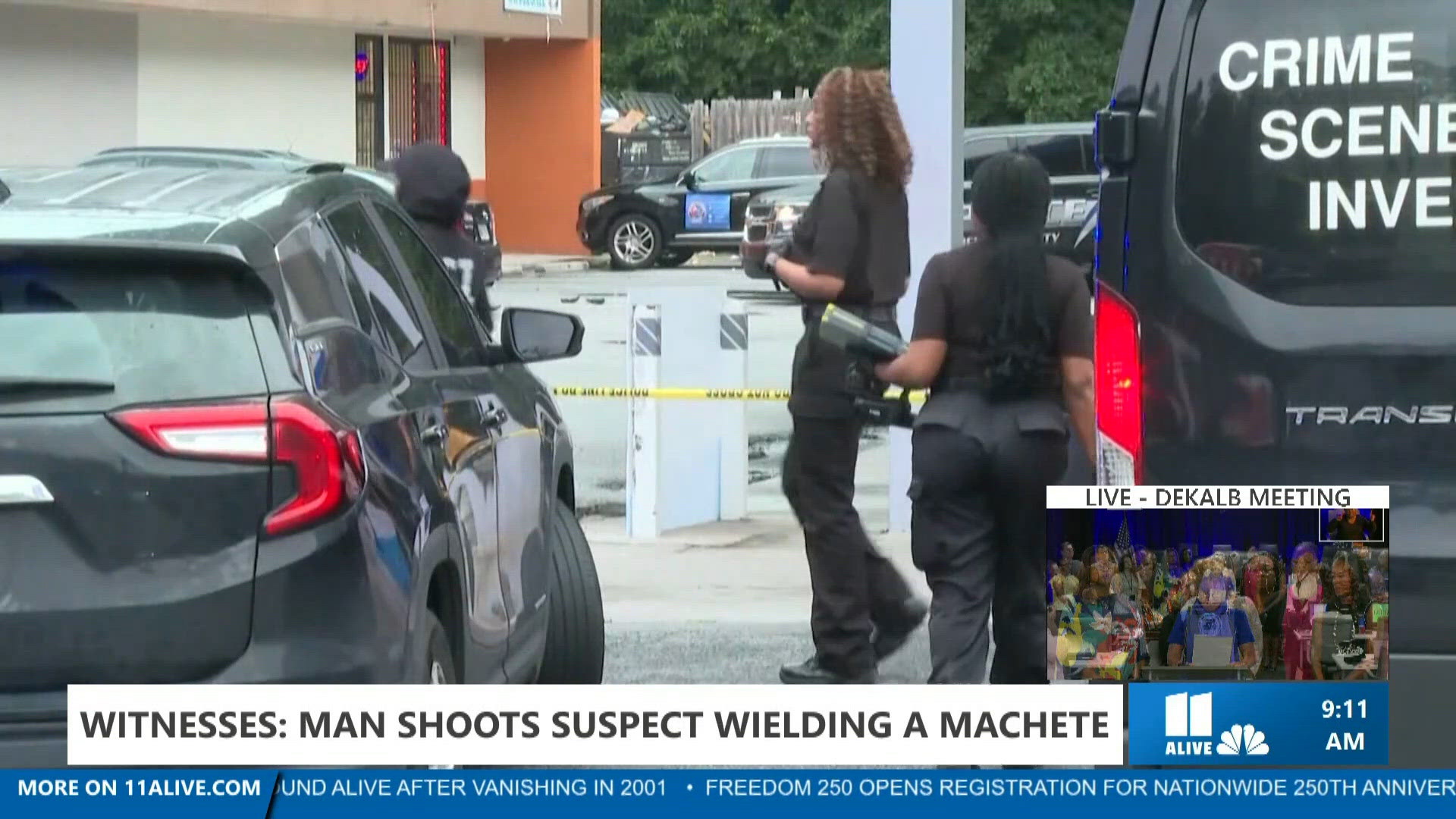 Machete confrontation ends in shooting at restaurant