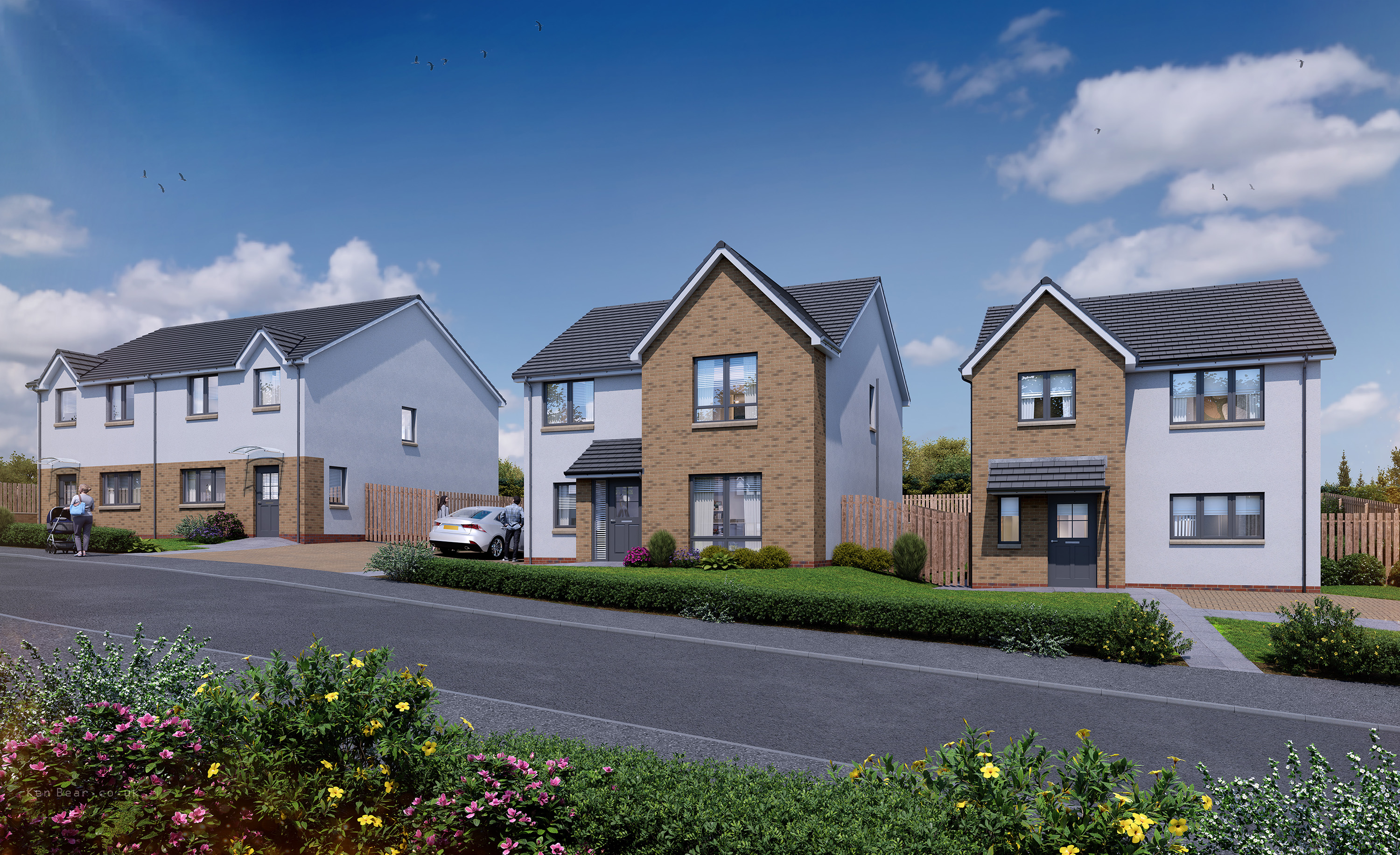 Construction begins on 30-home development in West Lothian village