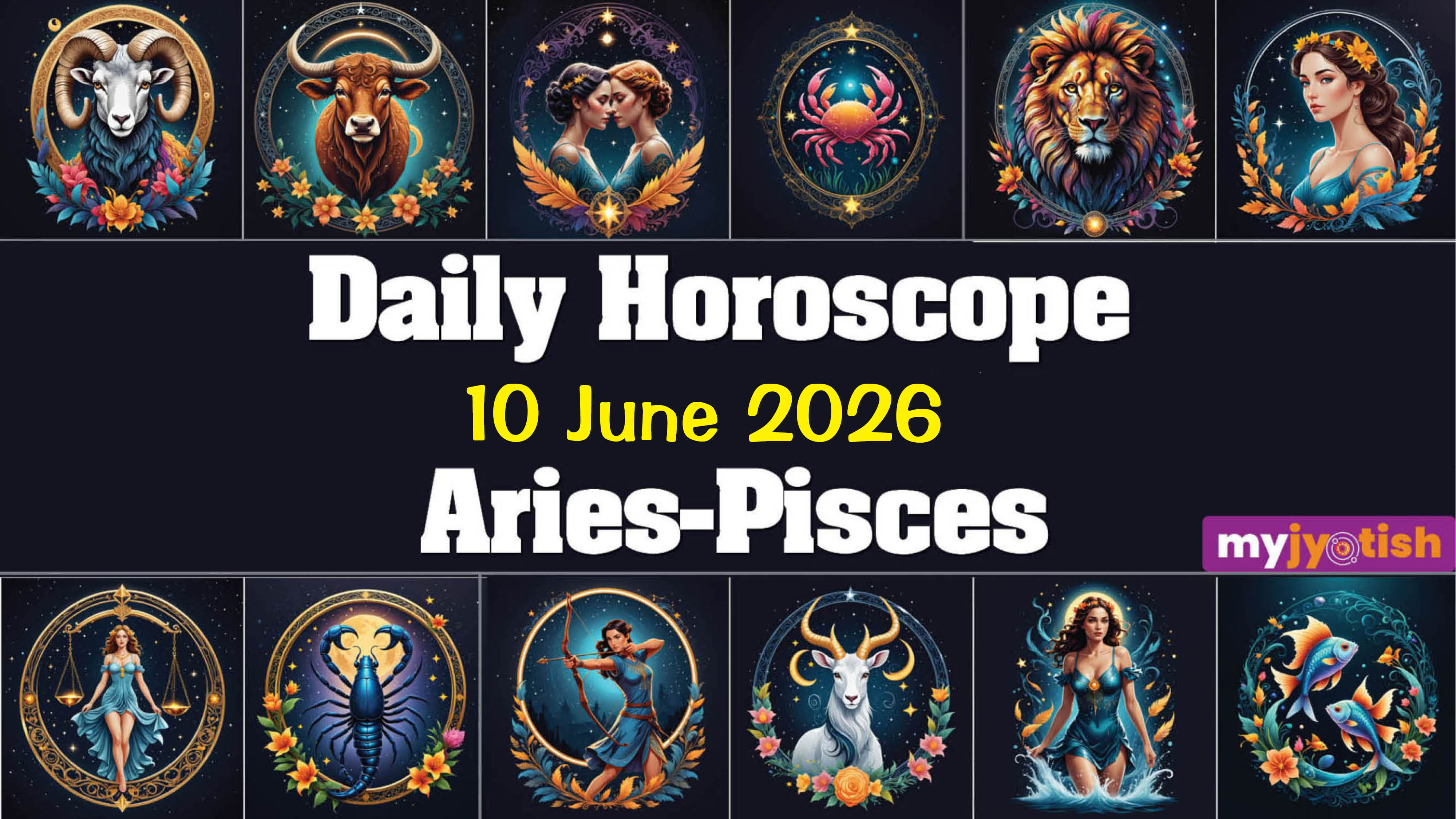 Today's horoscope 10 June 2026: Know what the day holds for all the ...