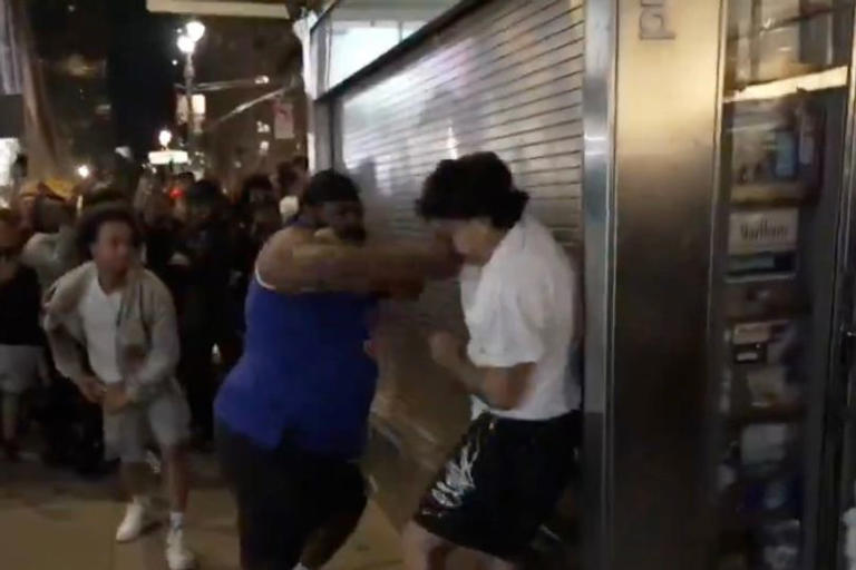 Anarchy in New York as Knicks fans smash up city and attack Spurs ...