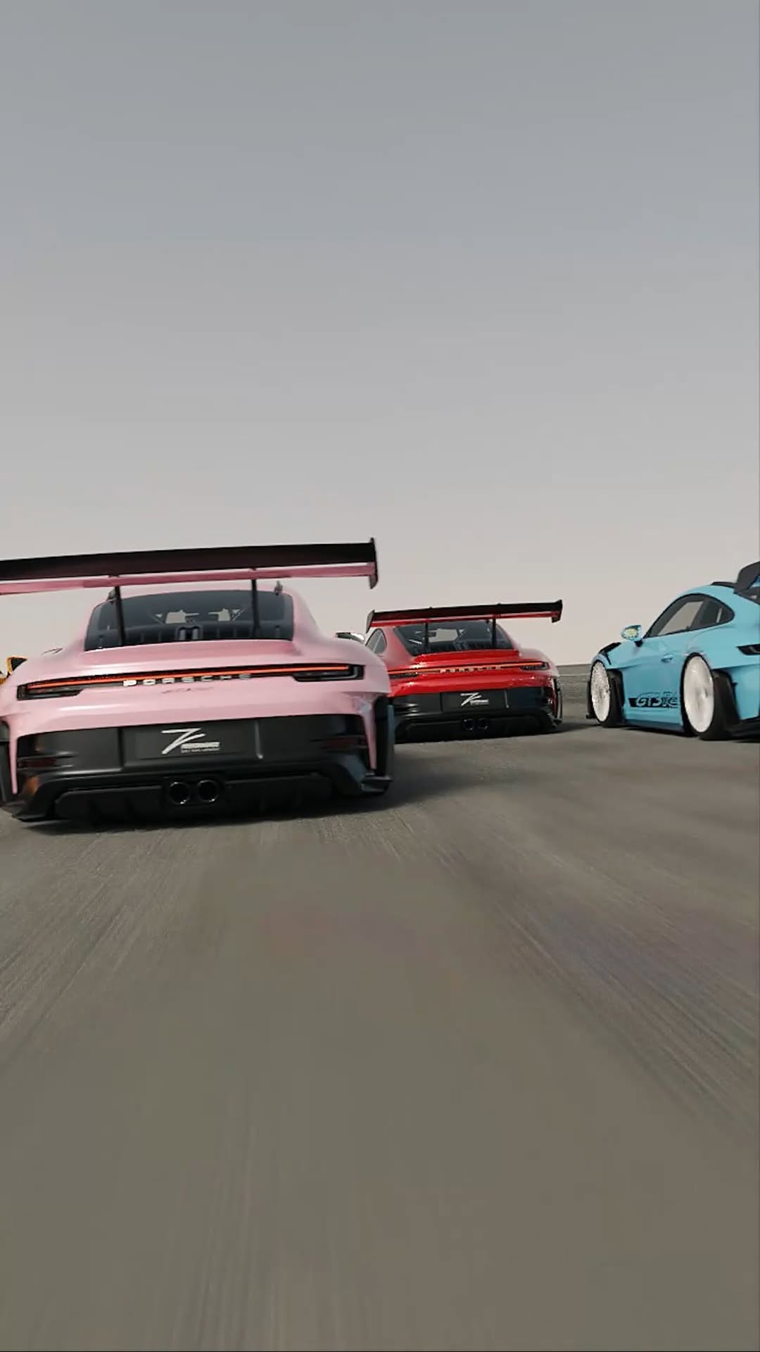 Different colors different vibes sport cars reimagined in style
