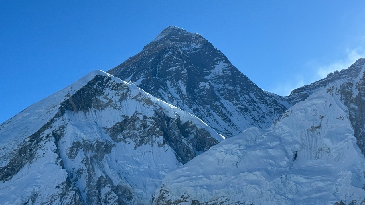 Mount Everest rises a few millimeters every year as two plates collide