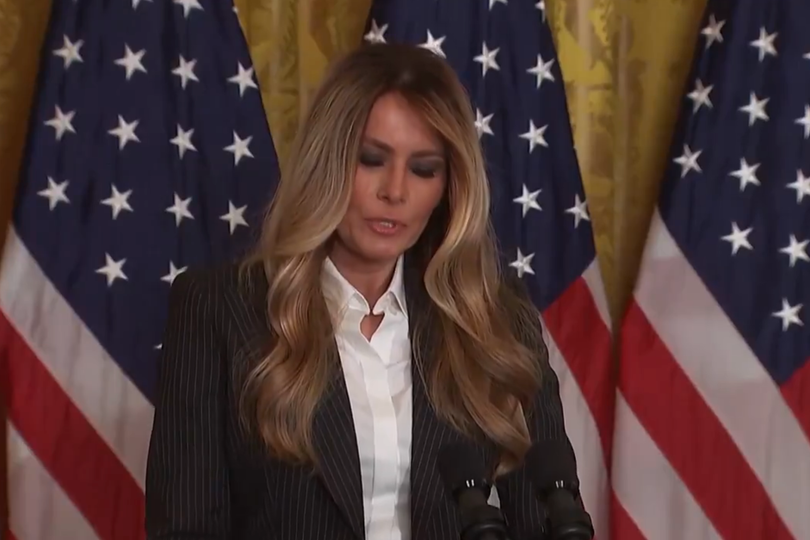 Fox News halted as Melania Trump slammed for 'embarrassing' AI speech