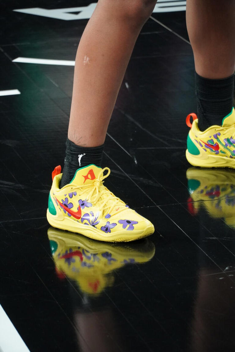 A’ja Wilson hits 6,000 career points in Aces victory, teases shoe news ...