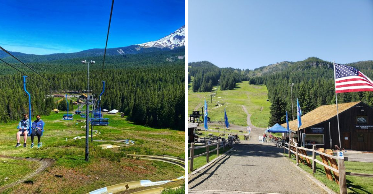 This Oregon mountain features the state’s only double alpine slide and ...