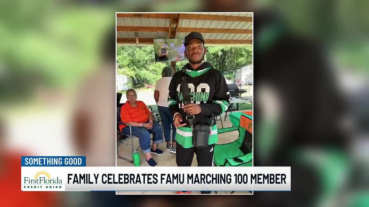 Something good: Family celebrates FAMU Marching 100 member