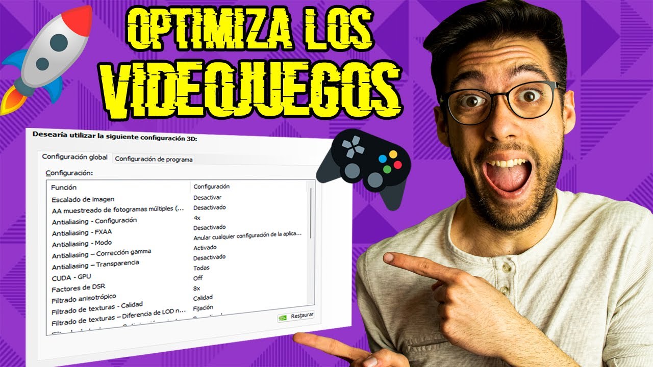 🚀 Guía para configurar el panel de control NVIDIA *Optimiza la GPU* en 2022