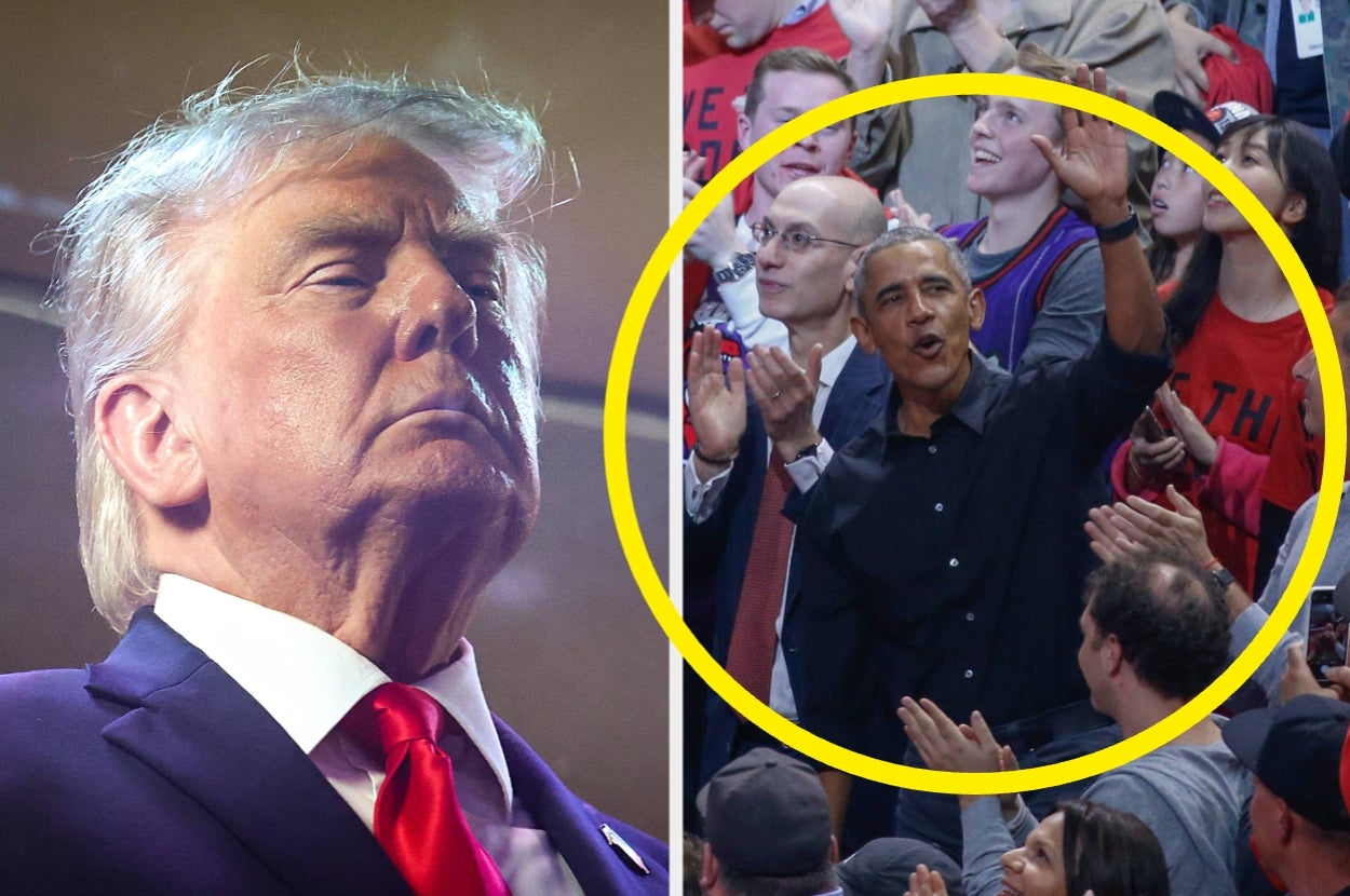 People are comparing Trump's boos to Obama's 2019 NBA Finals standing ...