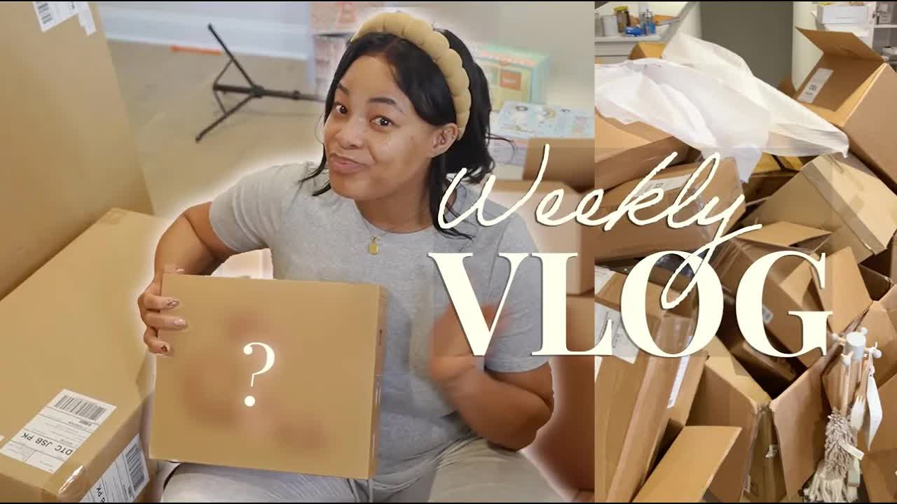 Unboxing our Pottery Barn Kids playroom haul!