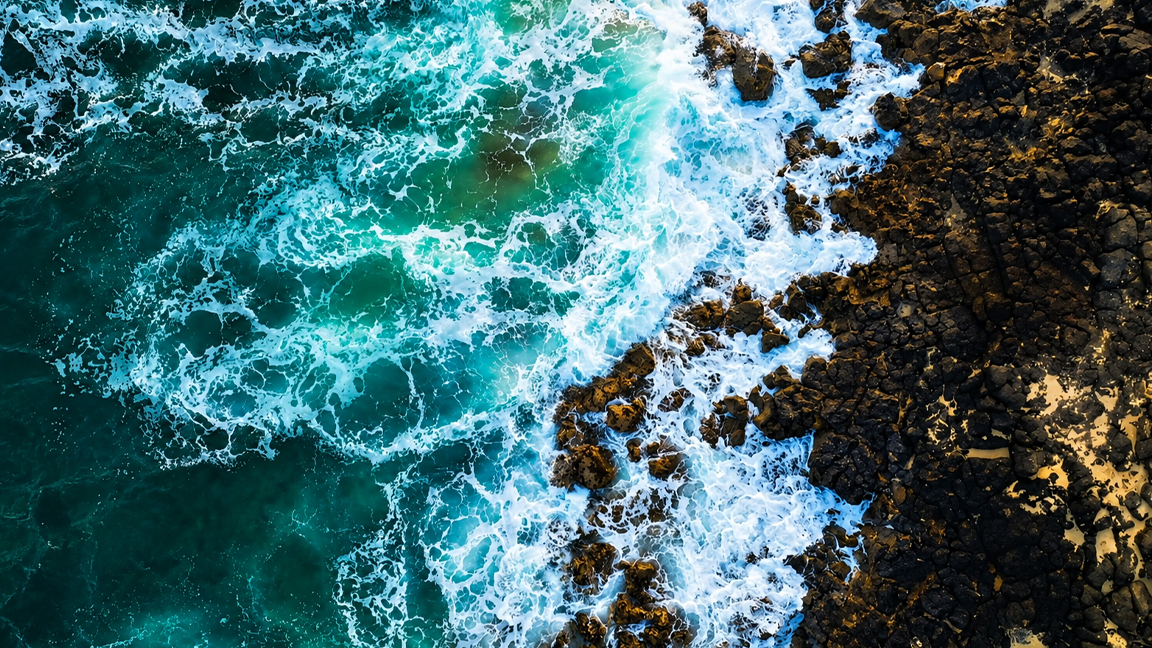 Why this rocky coast looks different from nearby beaches