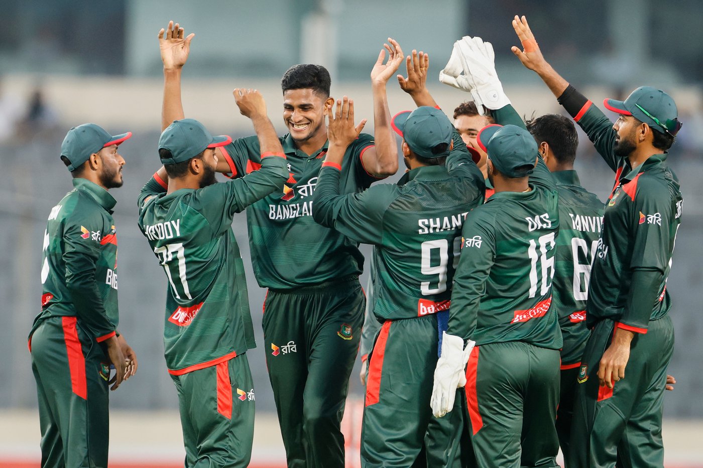 Mosaddek and Rana lead Bangladesh to second ever ODI win over Australia