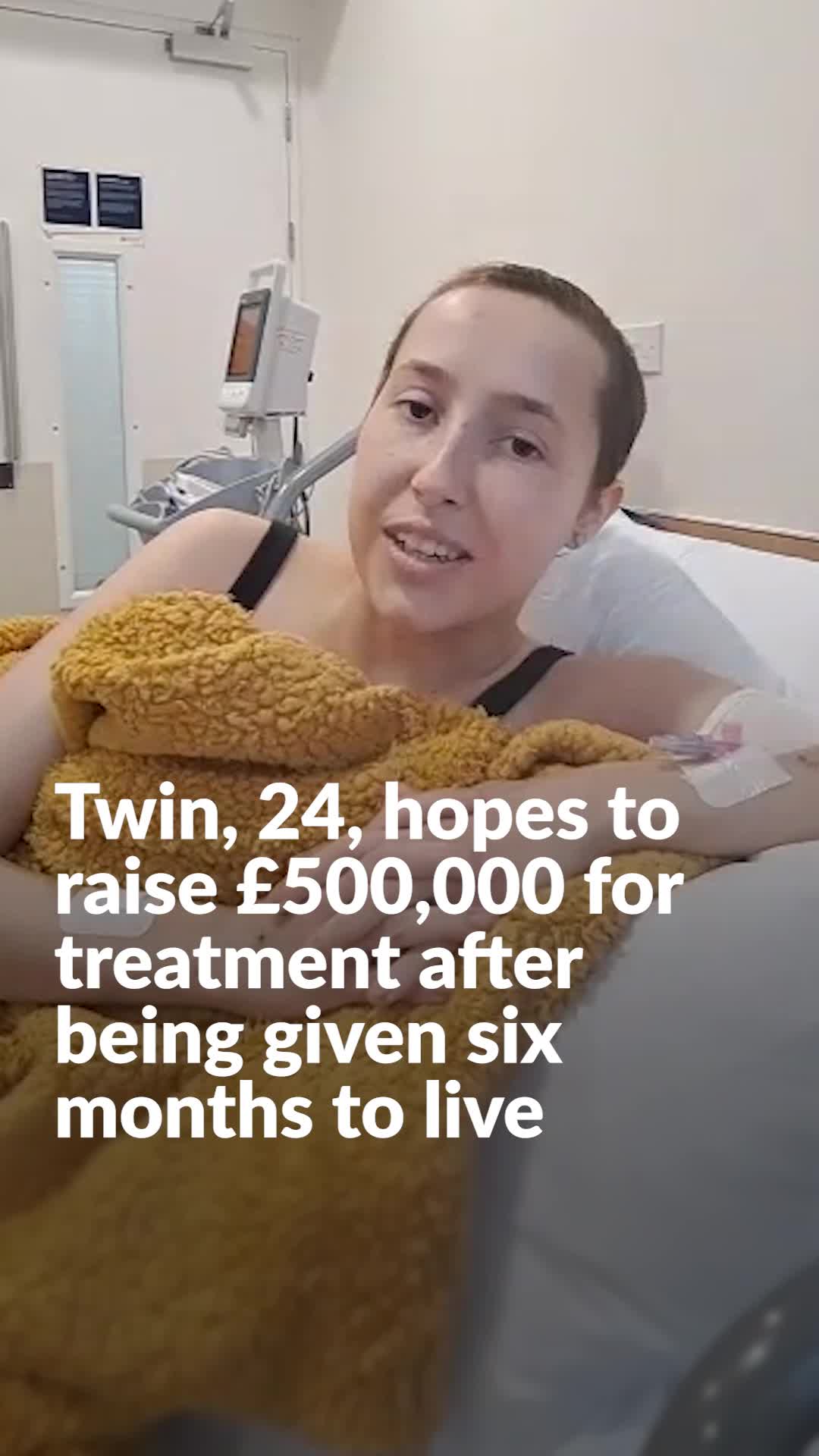 Twin, 24, with leukaemia, hopes to raise £500,000 for treatment after ...