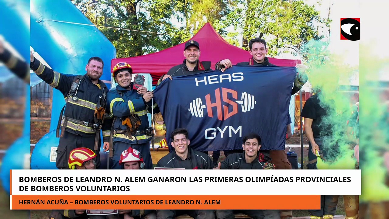 Bomberos de Alem ganaron la primera olimpiada provincial de destrezas ...