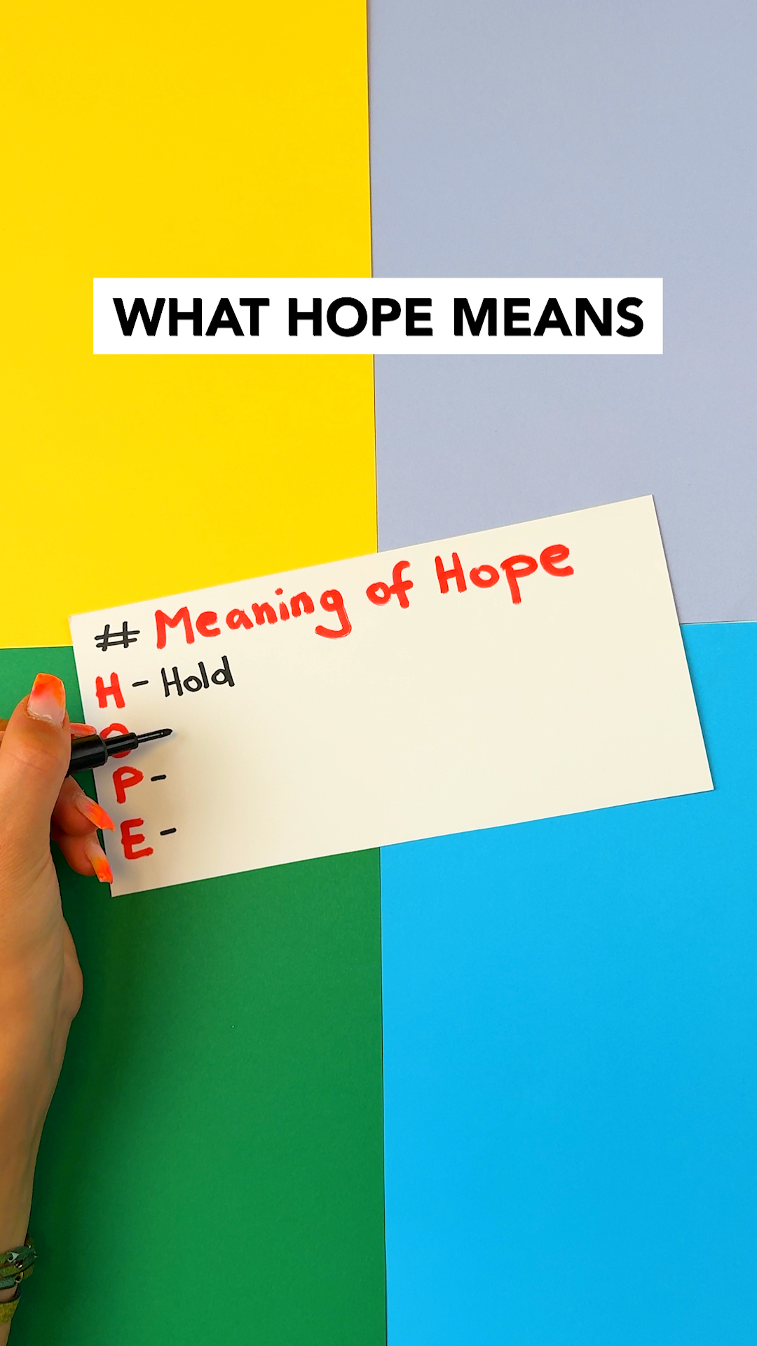 Discover the meaning behind hope