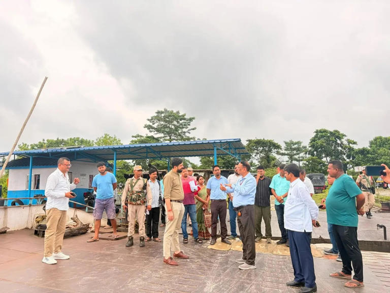 Jorhat DC visits Nimati terminal project site, bats for timely completion