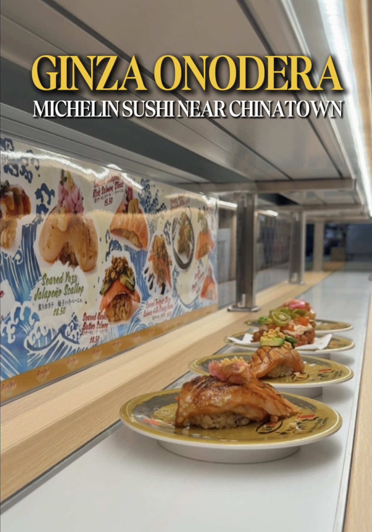 Did you know there’s a Michelin recognized conveyor belt sushi near ...