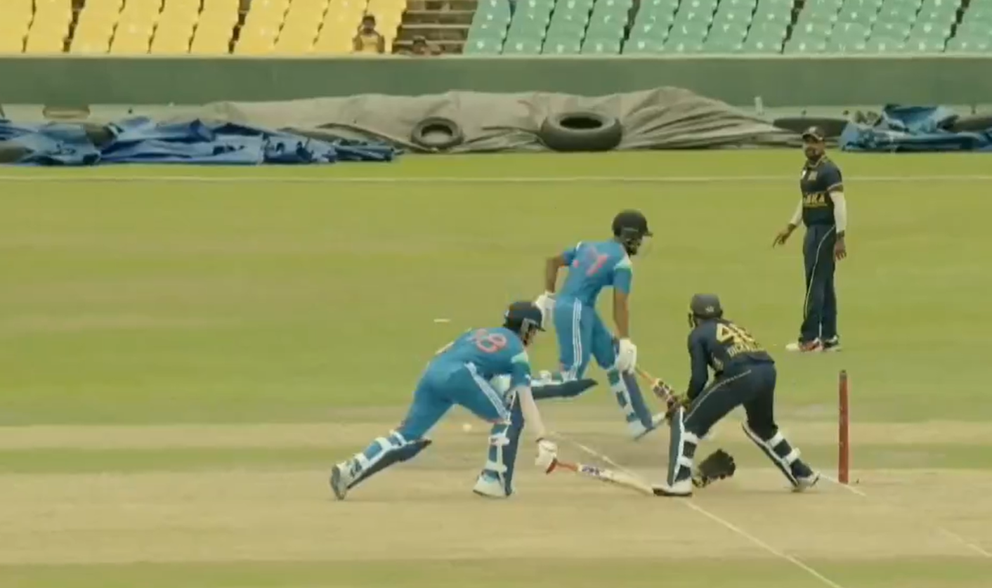 IND-A vs SL-A: Priyansh Arya suffers bizarre run-out after mix-up with ...