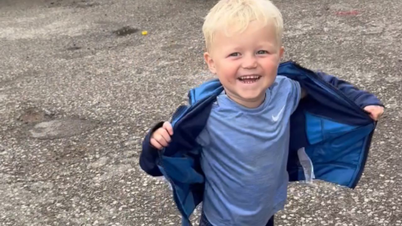 Boy's reaction to receiving surprise ride-on truck is truly heartwarming