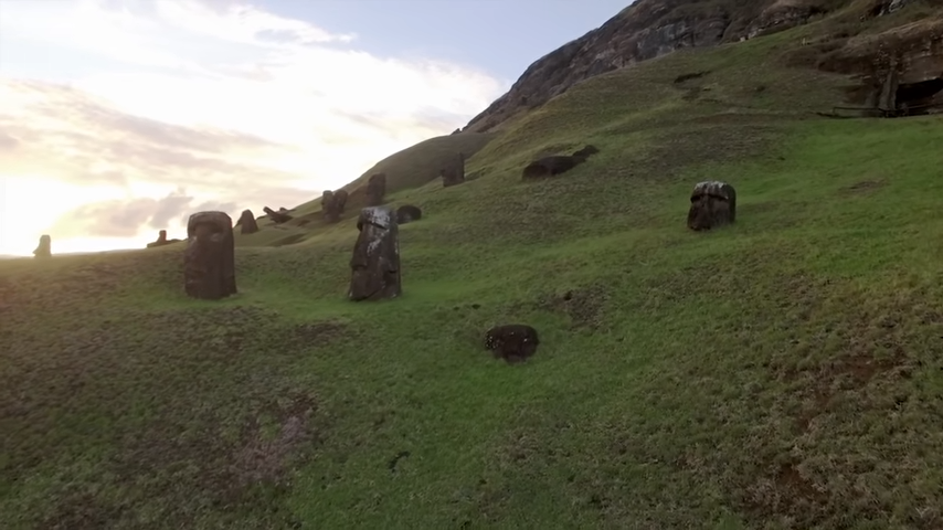 An island built nearly 1,000 giant statues… then its real history ...