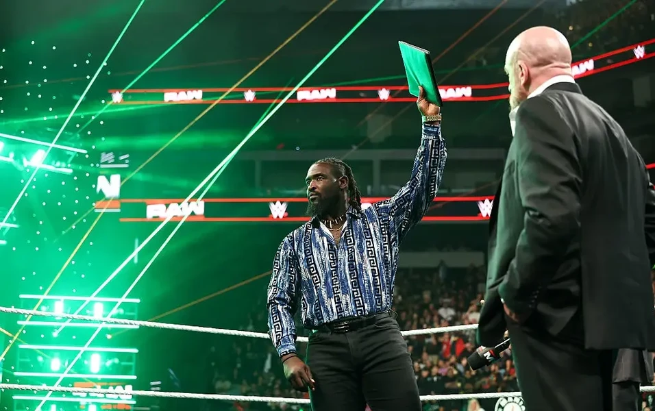 Oba Femi issues bold challenge to Brock Lesnar on RAW