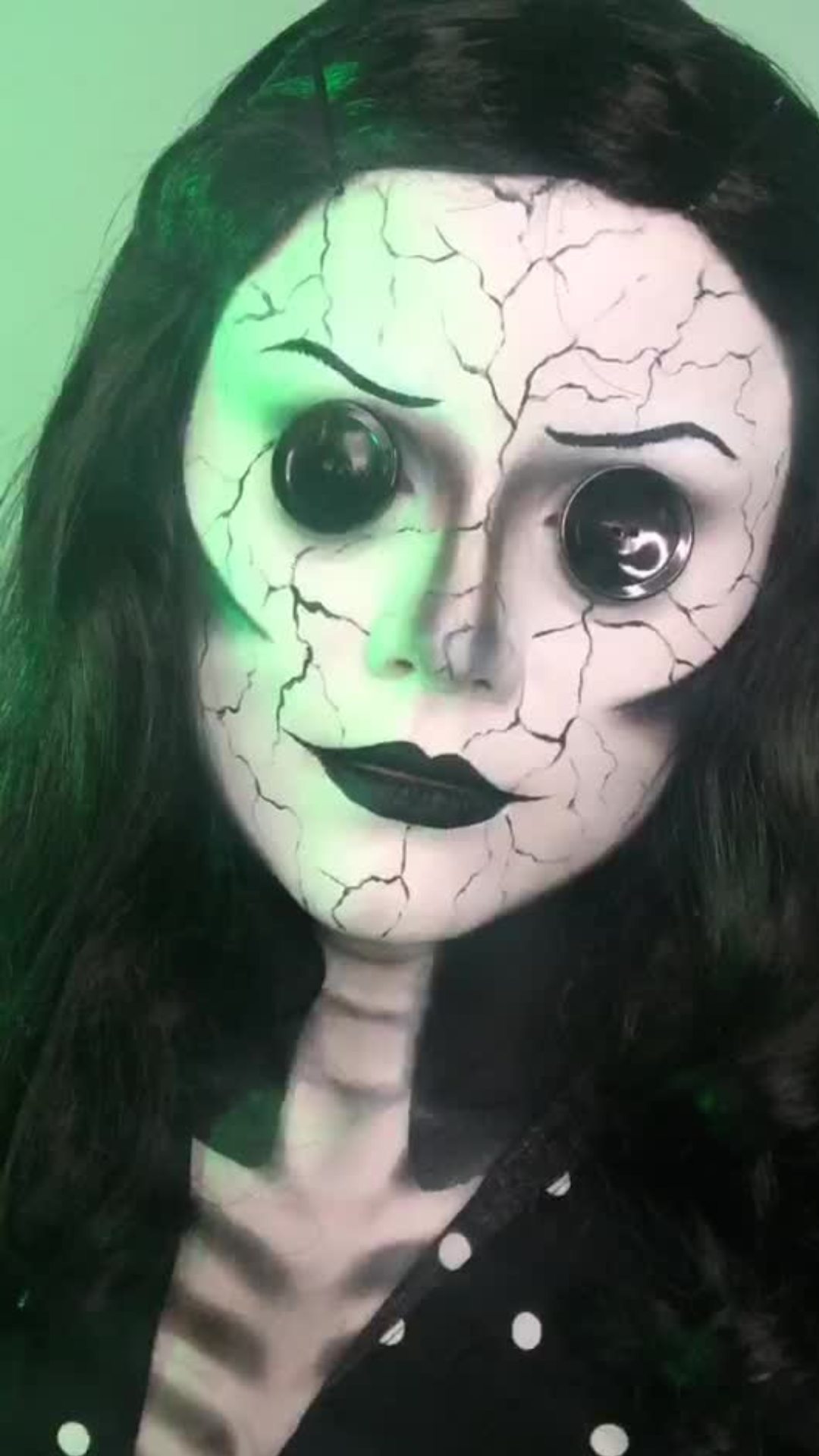 Transforming into the Other Mother Coraline makeup secrets