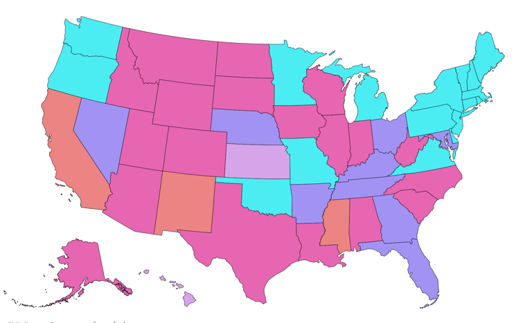Map shows where child marriage is lawful after OK ban becomes law