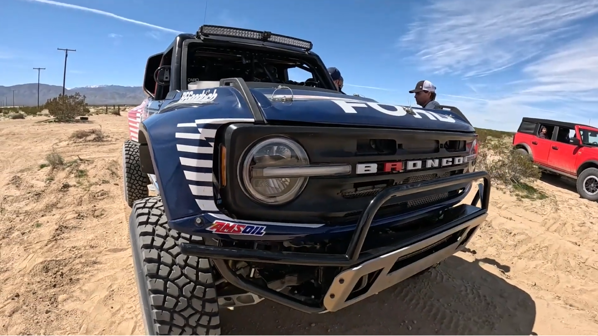 Bronco DR off-road test shows Ford's desert racer in action