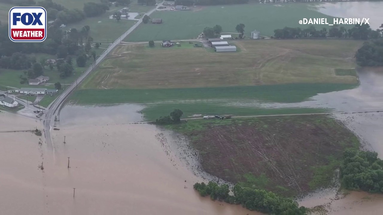 Watch: Drone video shows parts of Jackson County, Alabama, inundated ...