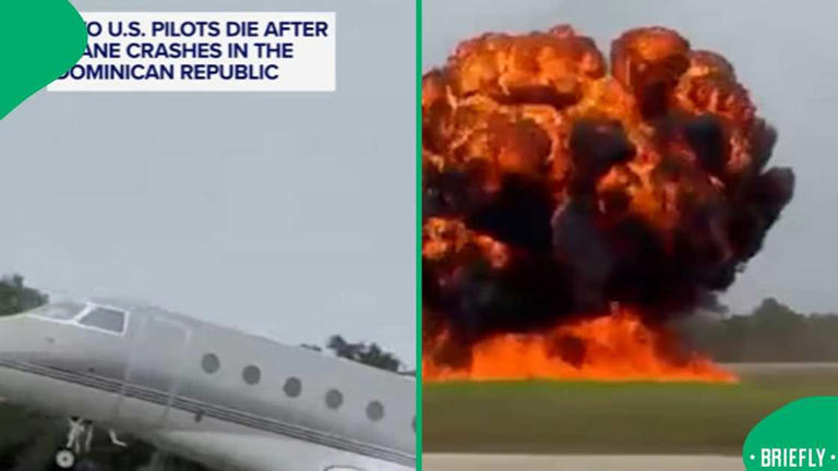 US pilot and co-pilot die in fiery Dominican Republic plane crash ...