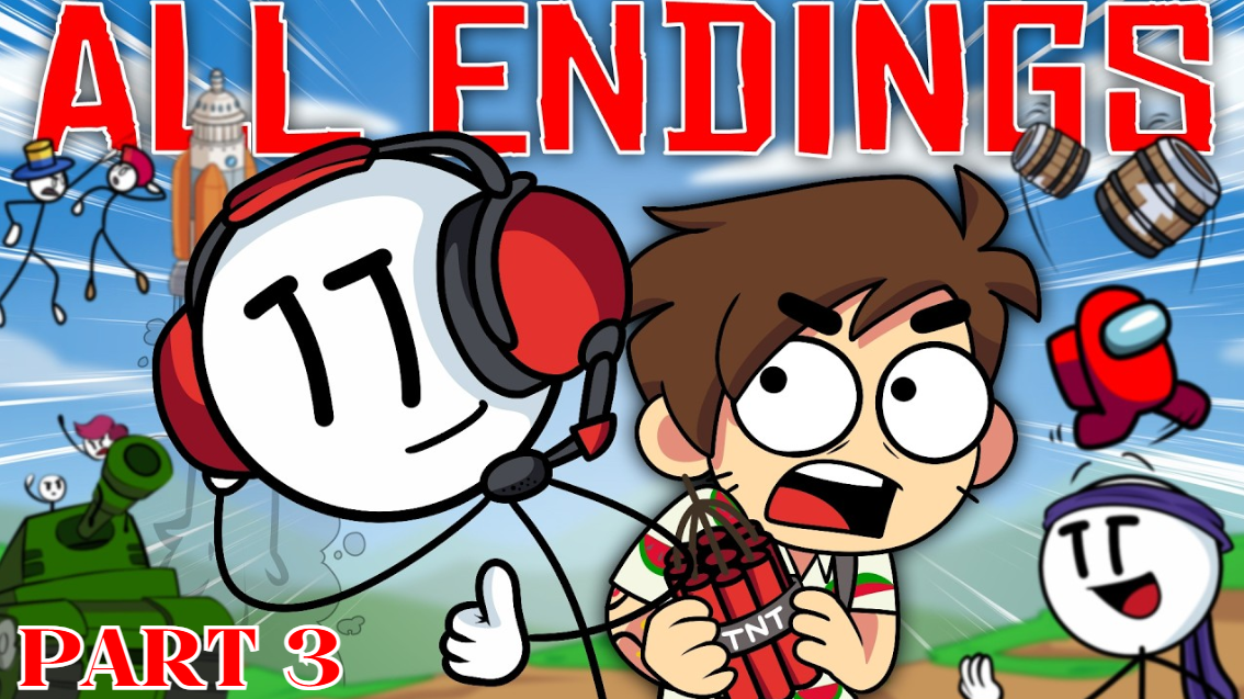 Unlocking all endings in the Henry Stickmin Collection part 3