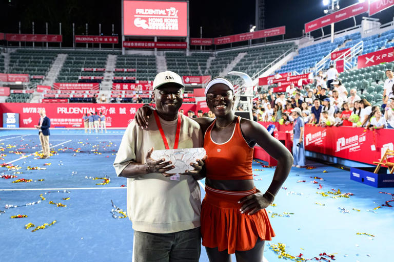 Who is Serena Williams’s doubles partner Victoria Mboko?