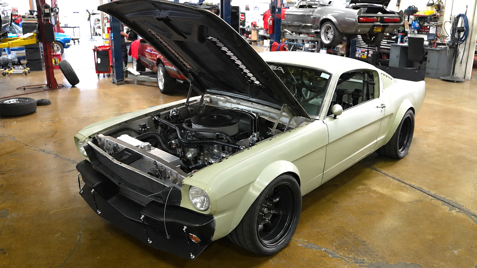 Classic Mustang transformed into a 540 HP track machine
