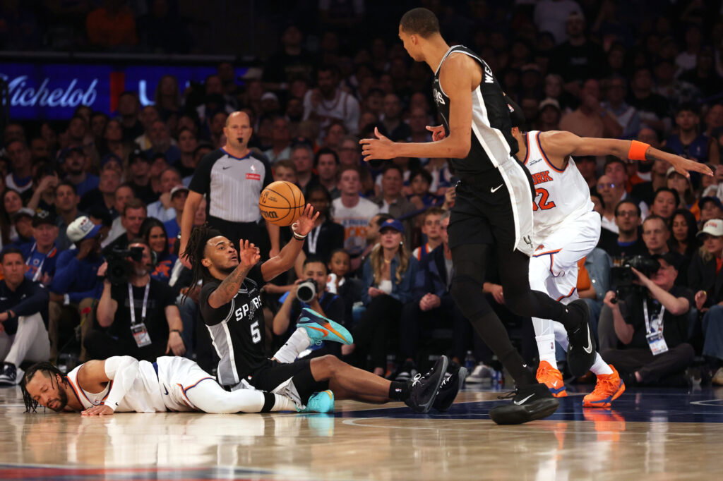Jalen Brunson offers cryptic response to Wemby after in-game altercation
