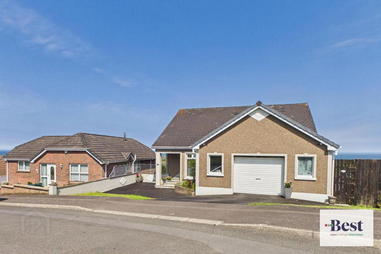 Three bedroom home in Larne, County Antrim with stunning sea views
