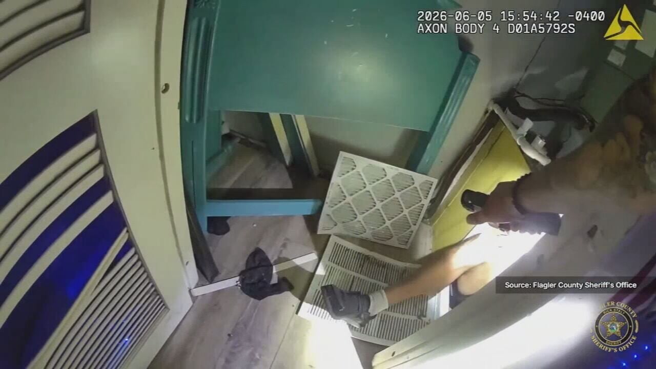 Deputies find wanted man hiding in air conditioner in Flagler County
