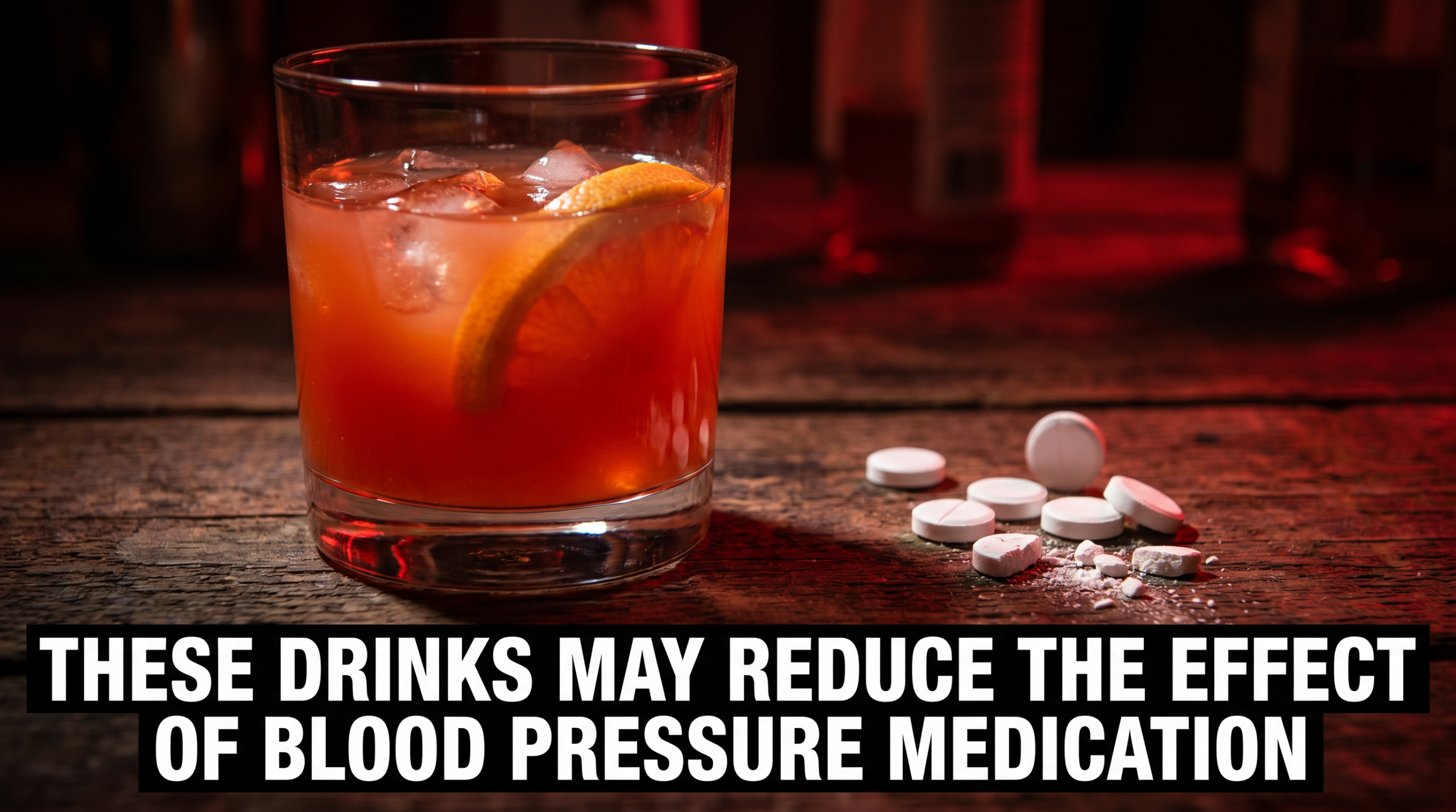 These drinks may reduce the effect of blood pressure medication