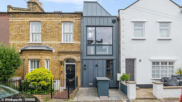 Slight-move! London home barely wider than a Tube carriage goes on sale ...