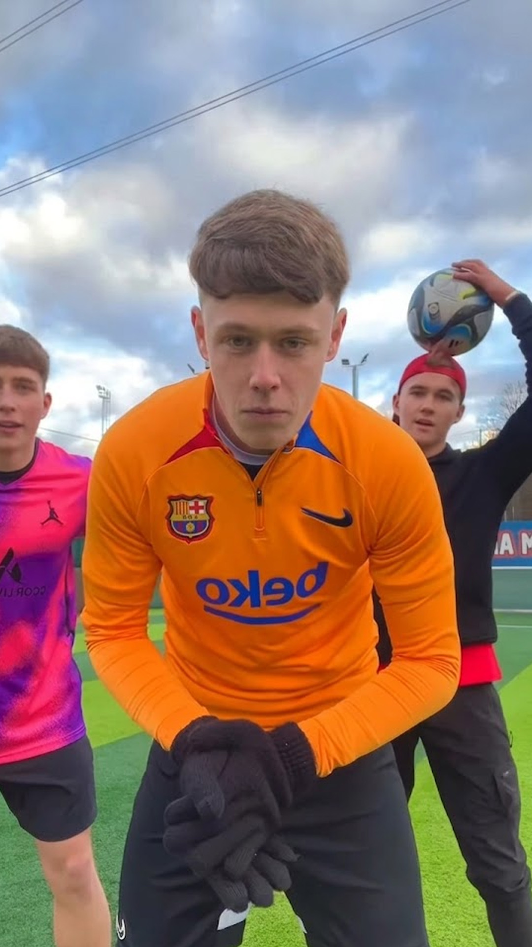 Guess the football star and perform their iconic skill