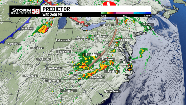 Muggy morning followed by lunchtime thunderstorms