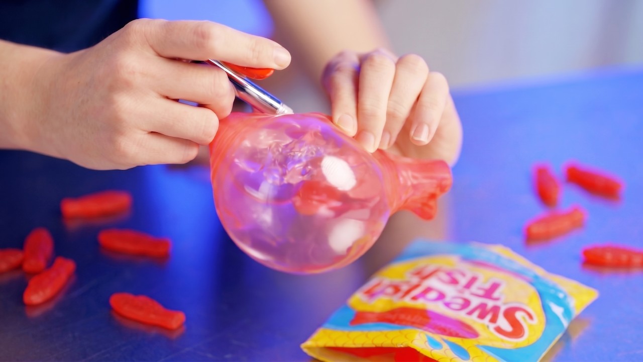 Can you blow up a Swedish Fish?