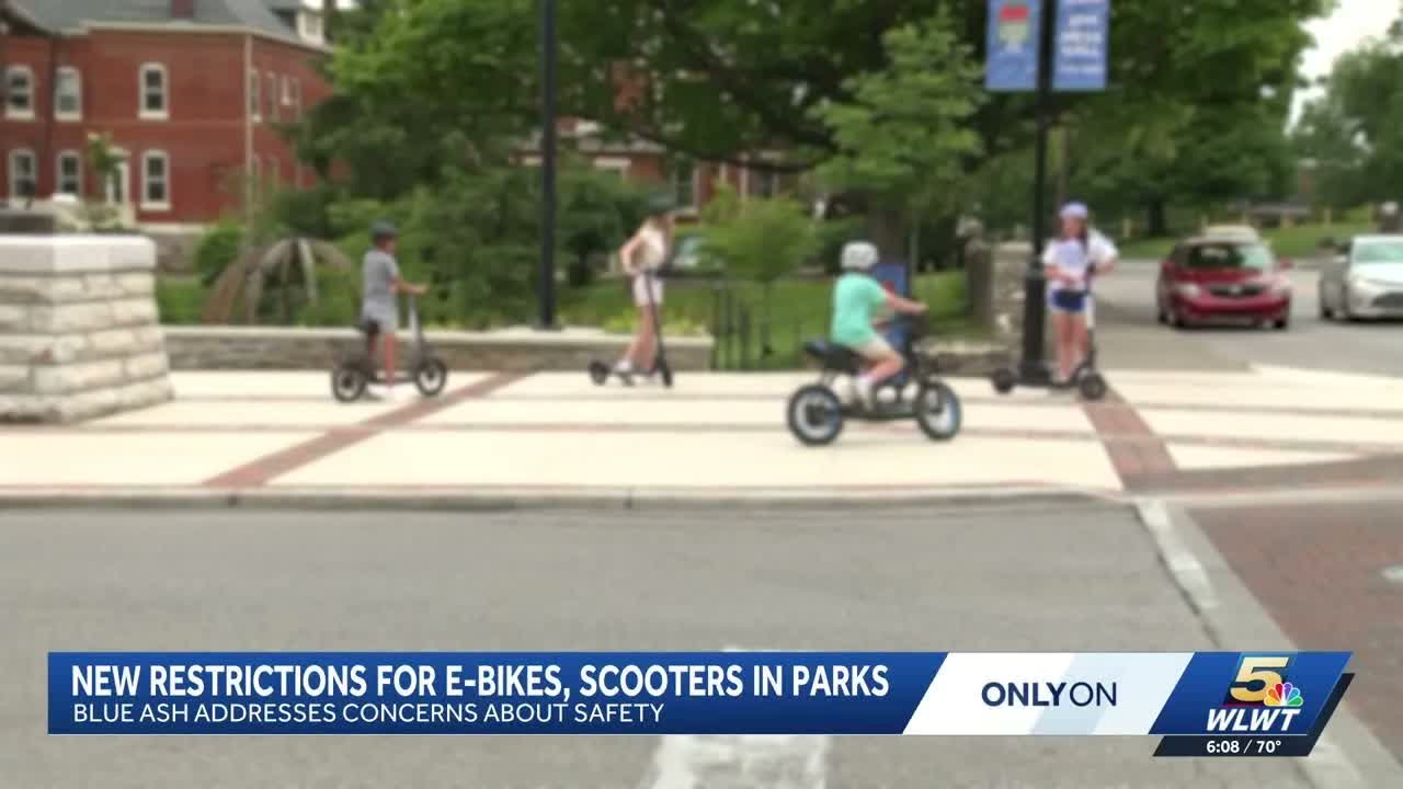 Blue Ash police address e-bike and scooter restrictions in parks
