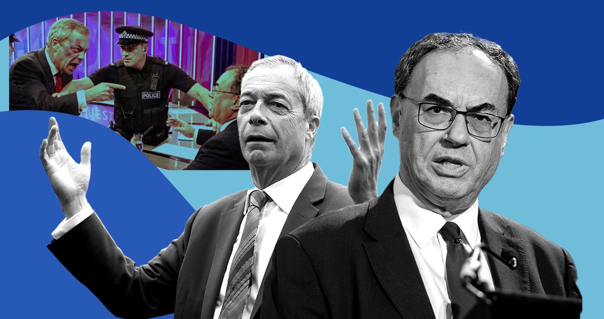 X flooded with AI videos of Nigel Farage fighting Bank of England governor