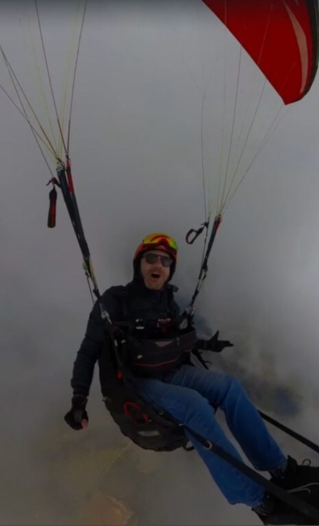 Pilot filmed horrific moment paraglider crashed and plummeted to his death