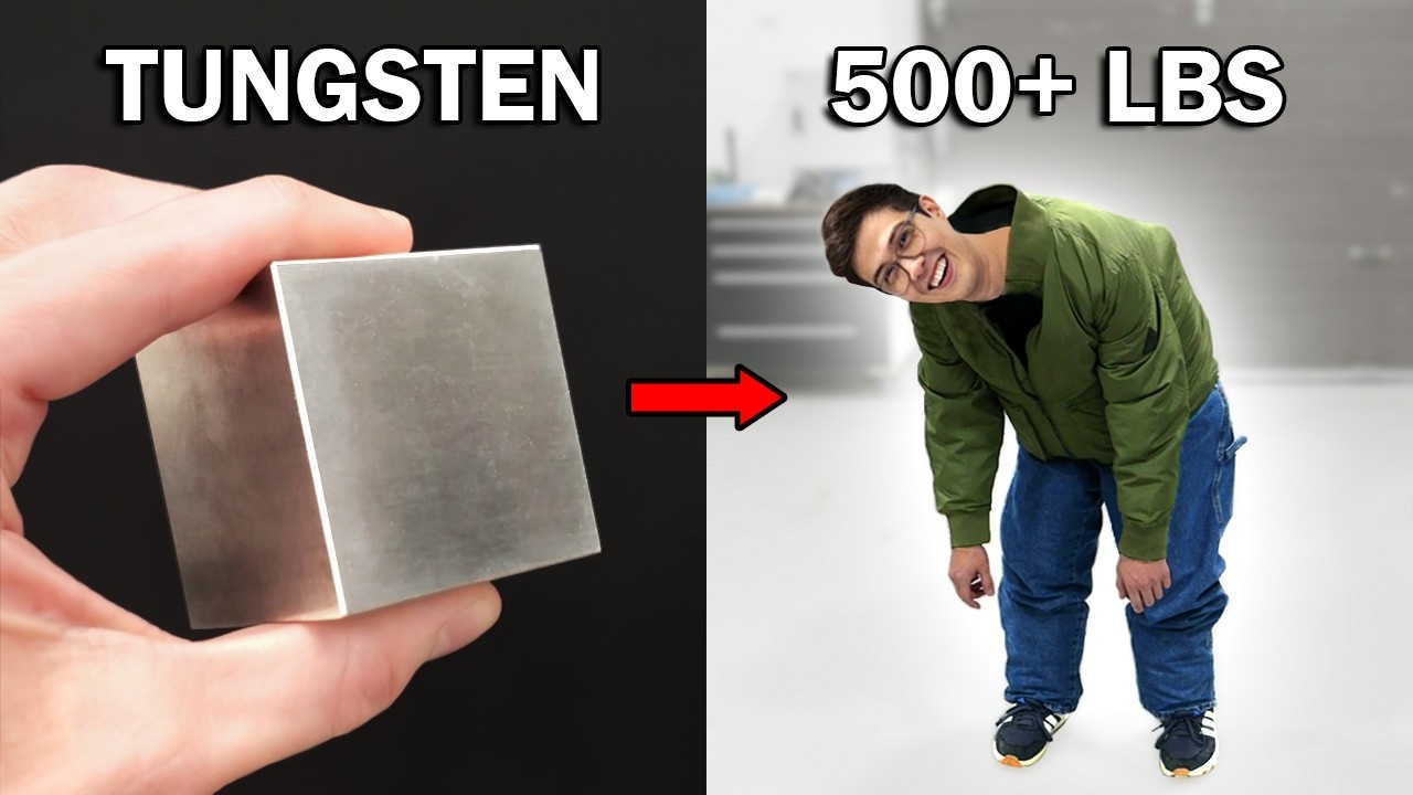 Making a ridiculously heavy tungsten suit (it broke my body)