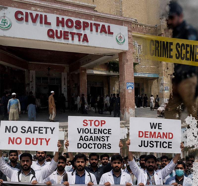 Shocking acid attack on young doctor inside Pakistan hospital sparks ...