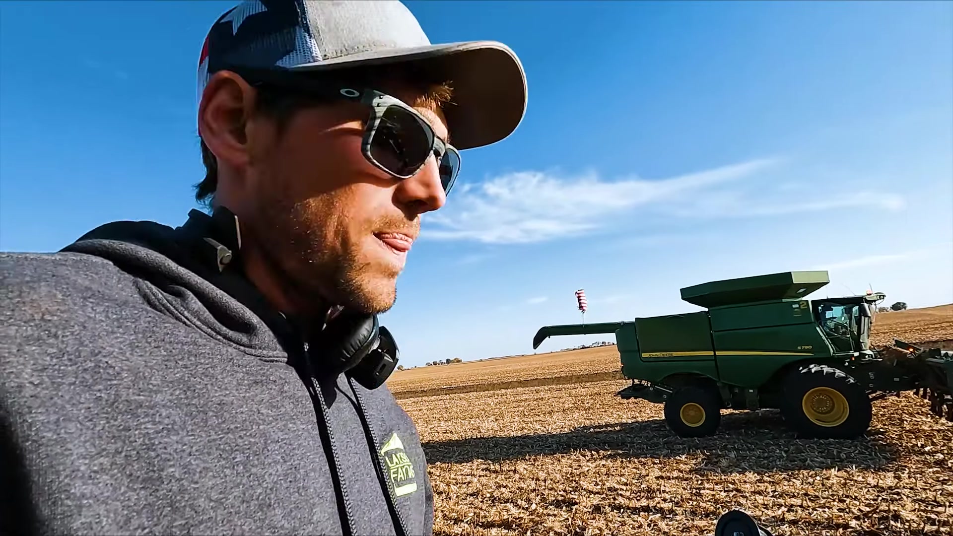 Stevens County corn harvest at 40 bu/acre