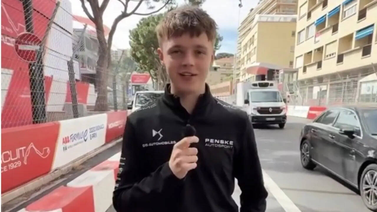 Taylor Barnard shows how a track walk in Monaco is different and ...