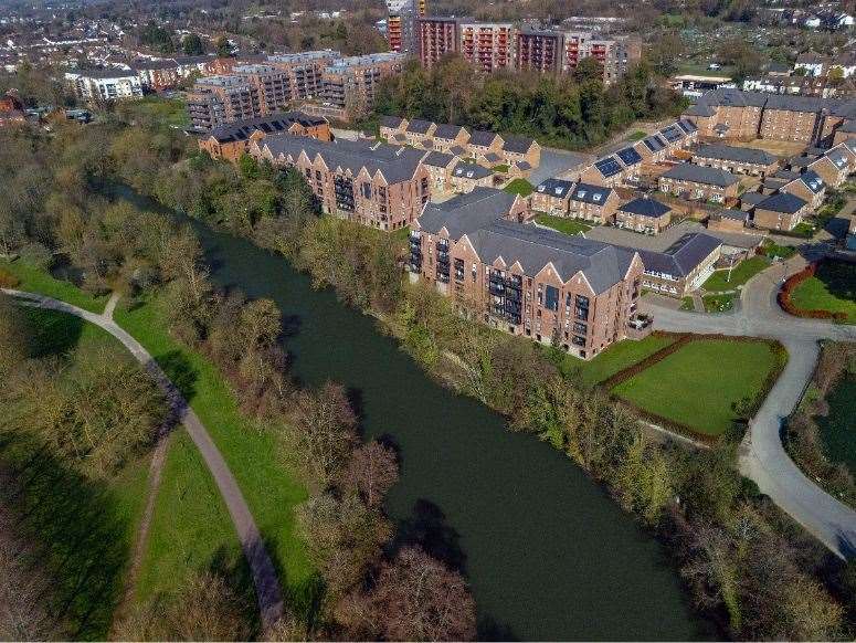 Old Springfield Mill at Maidstone transformed into Redrow’s Mill at ...